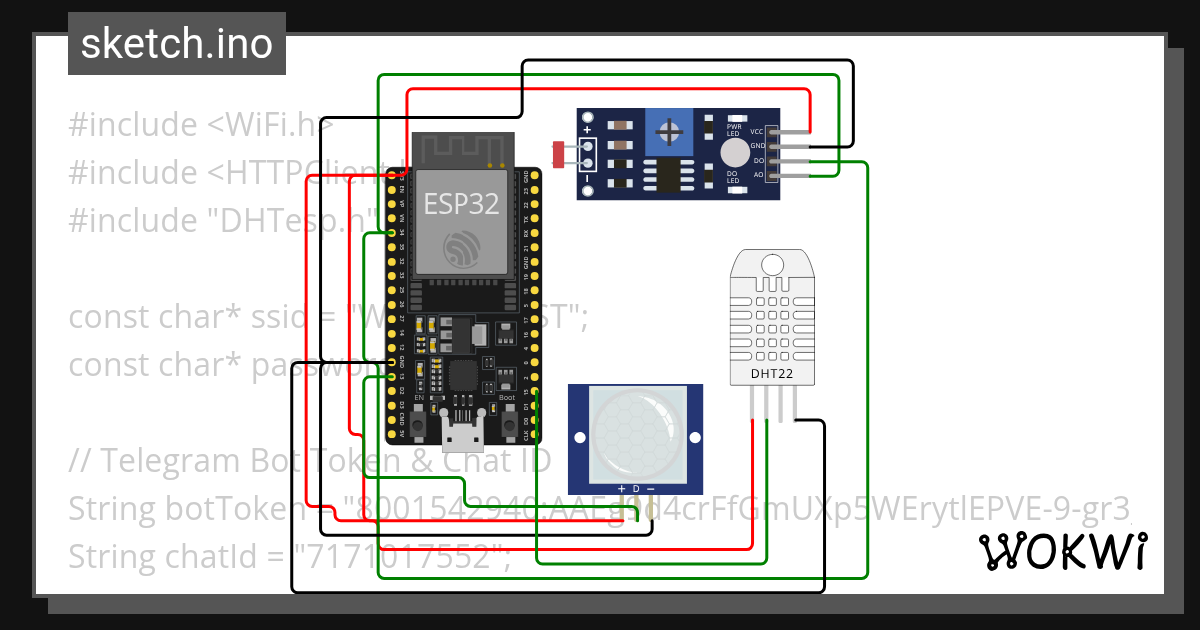 Wokwi - Online ESP32, STM32, Arduino Simulator