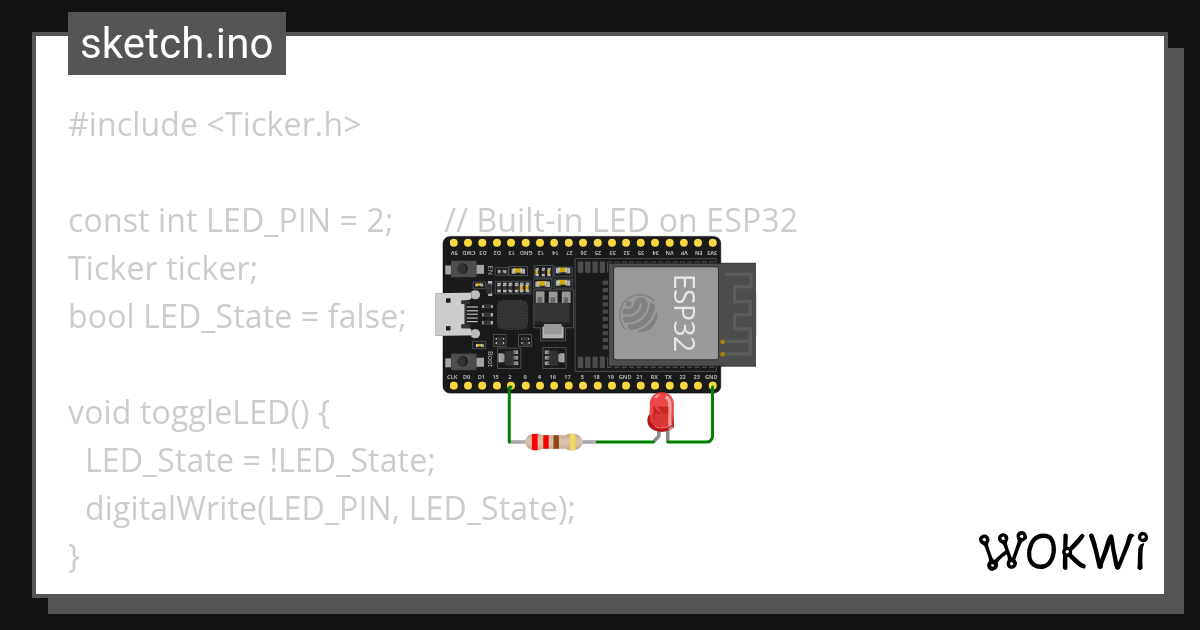 Wokwi - Online ESP32, STM32, Arduino Simulator