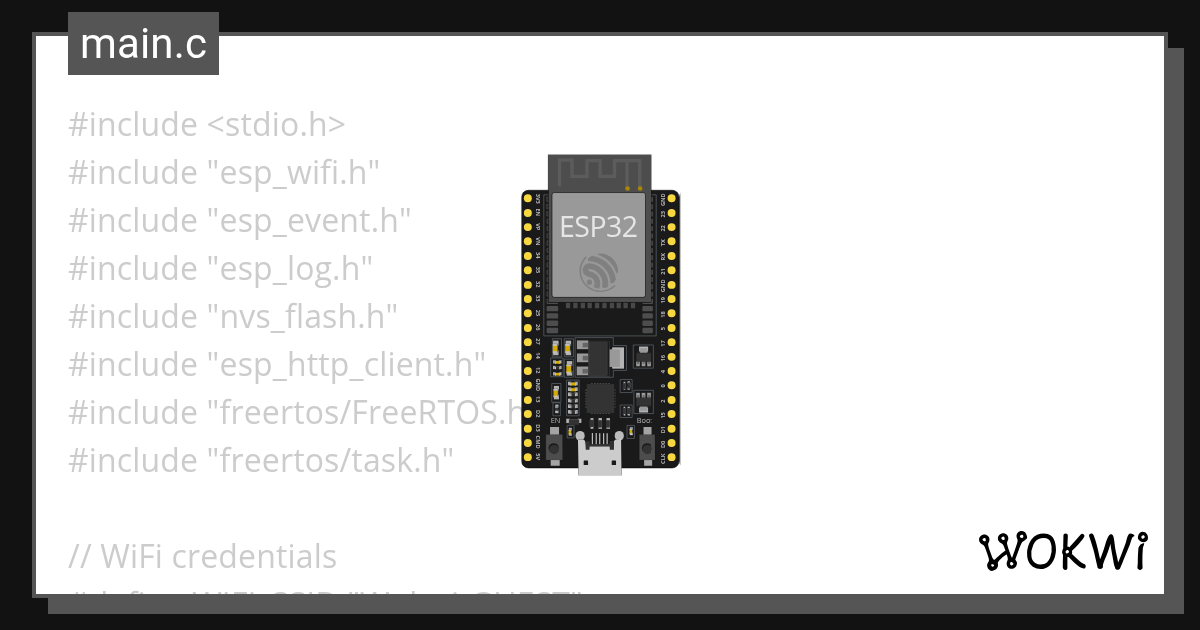 Wokwi - Online ESP32, STM32, Arduino Simulator