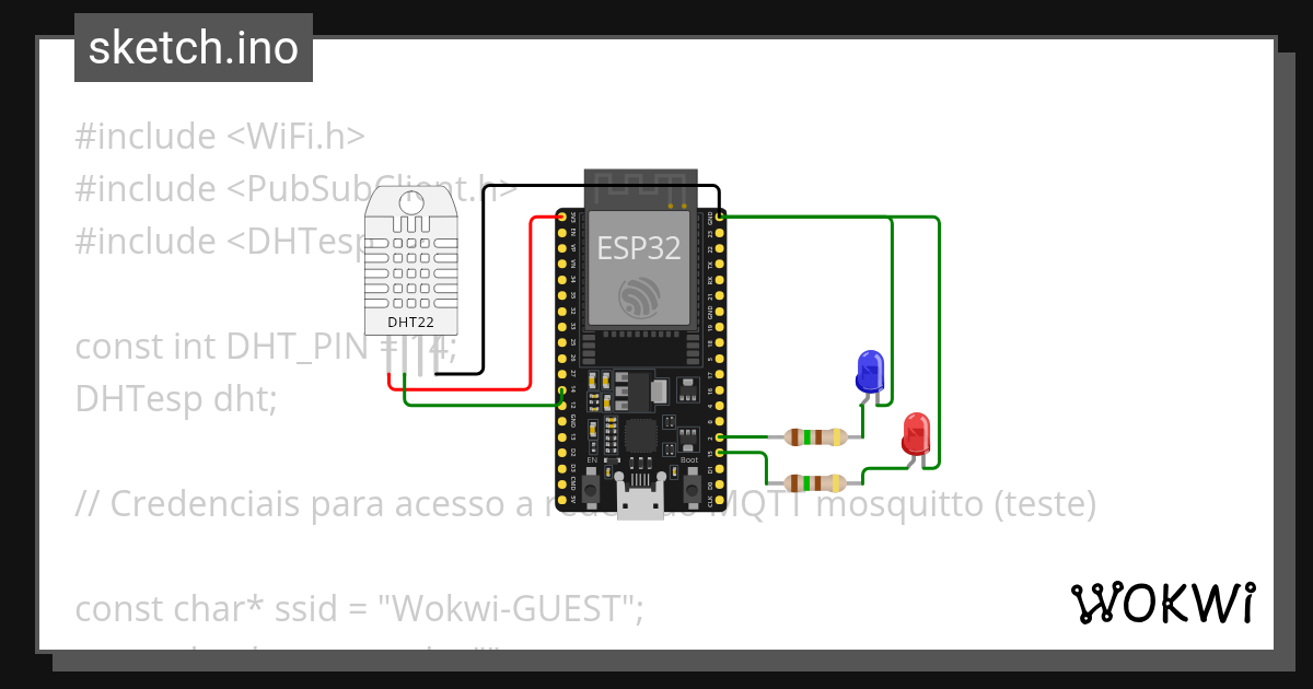 Wokwi - Online ESP32, STM32, Arduino Simulator