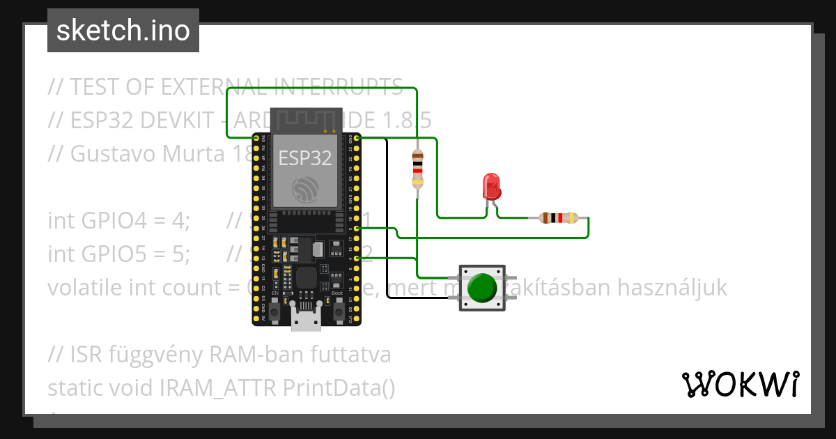 Wokwi - Online ESP32, STM32, Arduino Simulator Wokwi - Online ESP32, STM32, Arduino Simulator