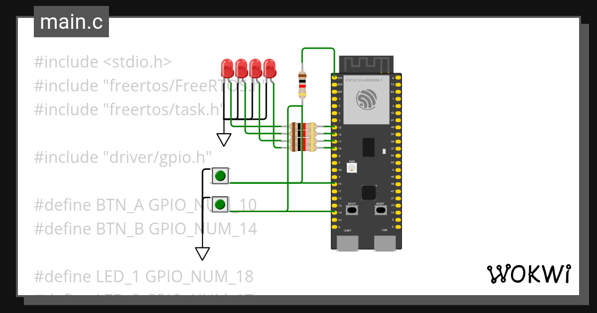 Wokwi - Online ESP32, STM32, Arduino Simulator