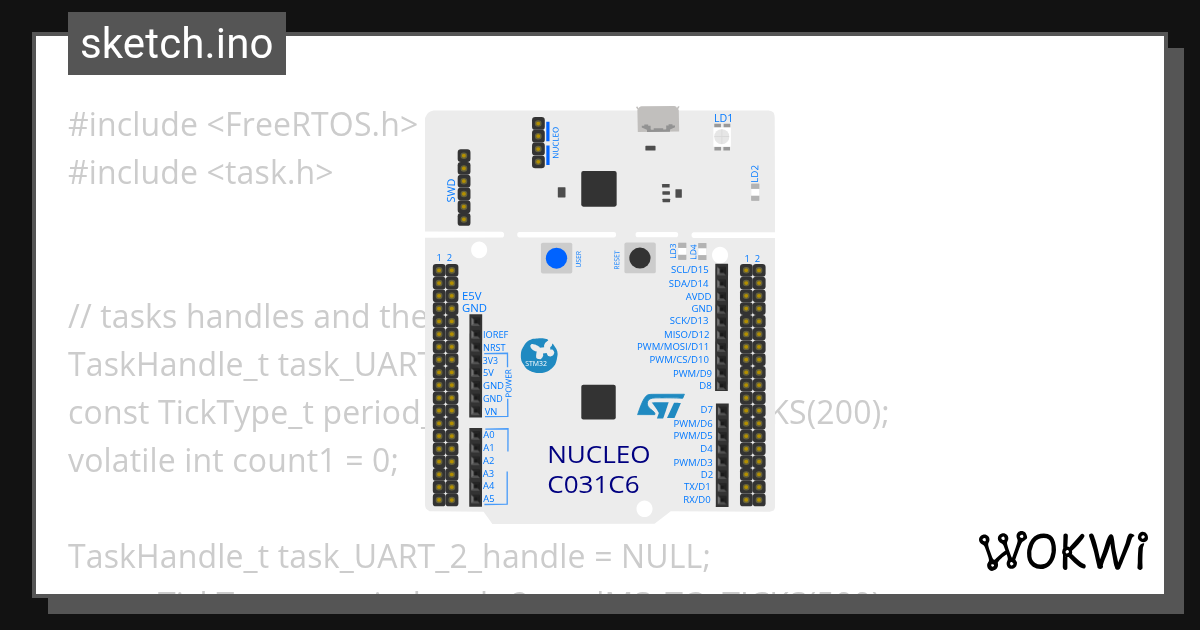 Wokwi - Online ESP32, STM32, Arduino Simulator