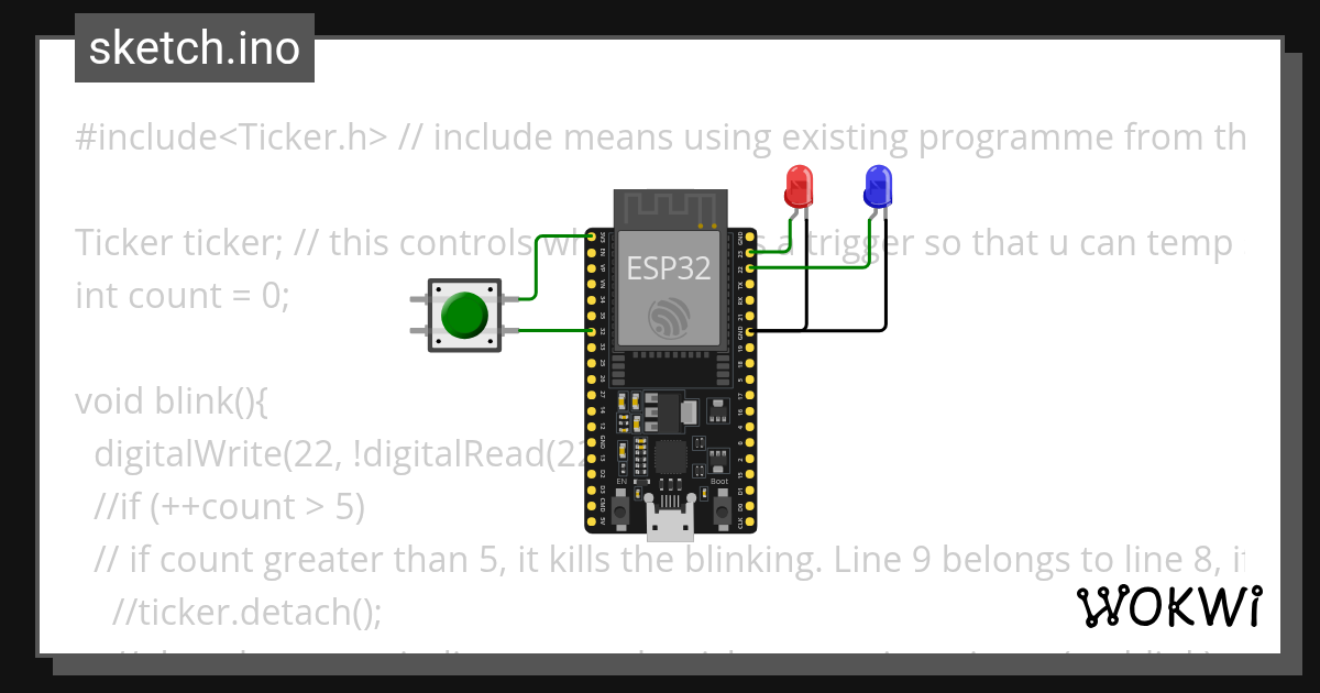 Wokwi - Online ESP32, STM32, Arduino Simulator
