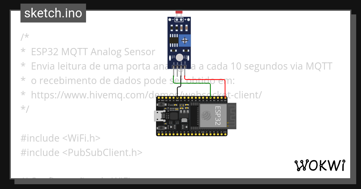 Wokwi - Online ESP32, STM32, Arduino Simulator