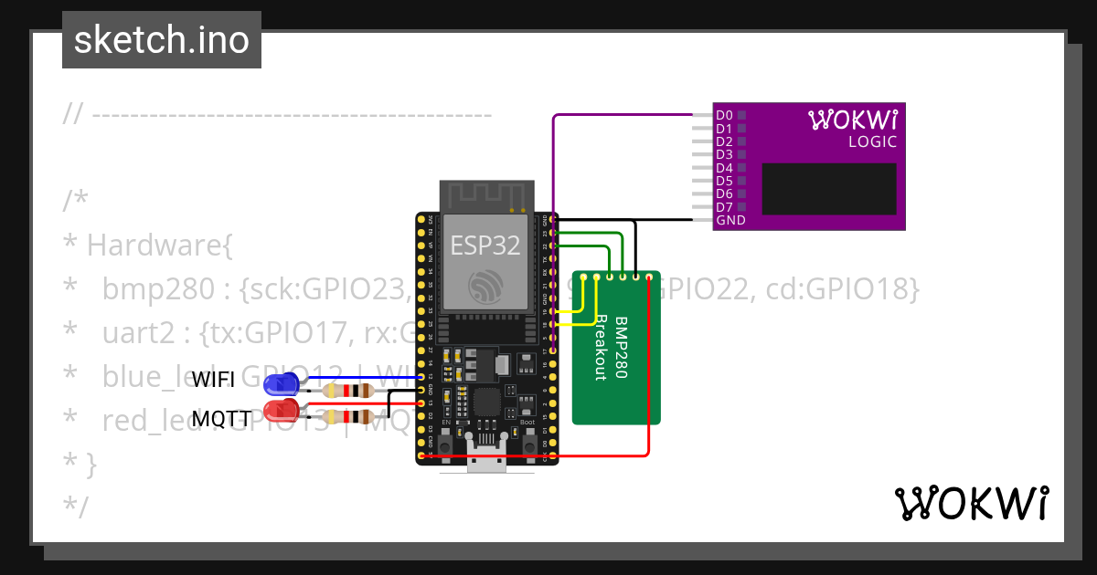 Wokwi - Online ESP32, STM32, Arduino Simulator