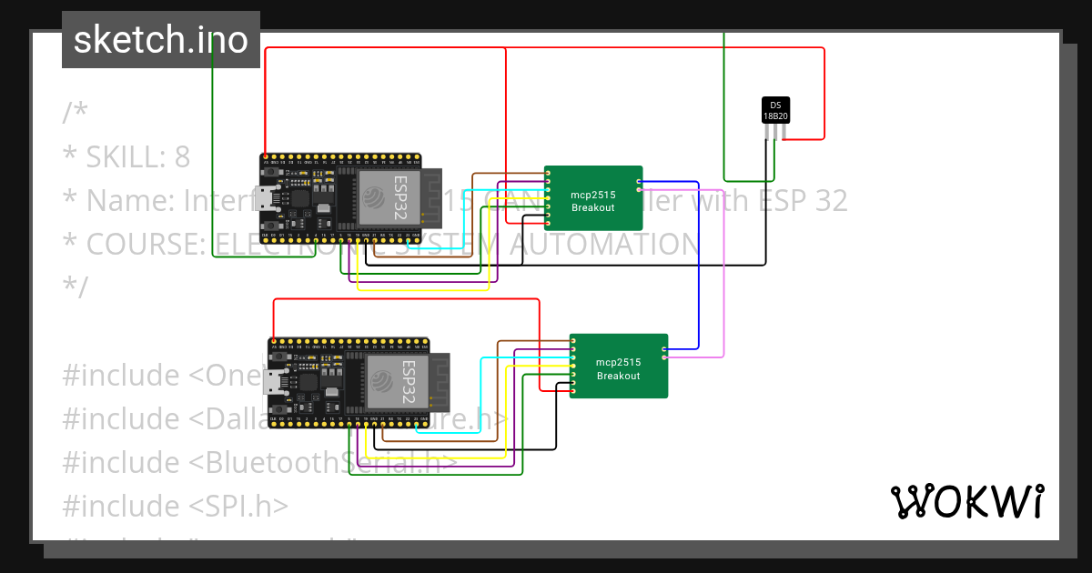 Wokwi - Online ESP32, STM32, Arduino Simulator