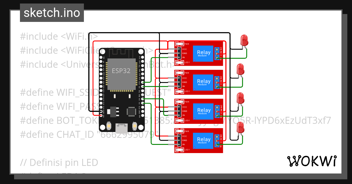 Wokwi - Online ESP32, STM32, Arduino Simulator