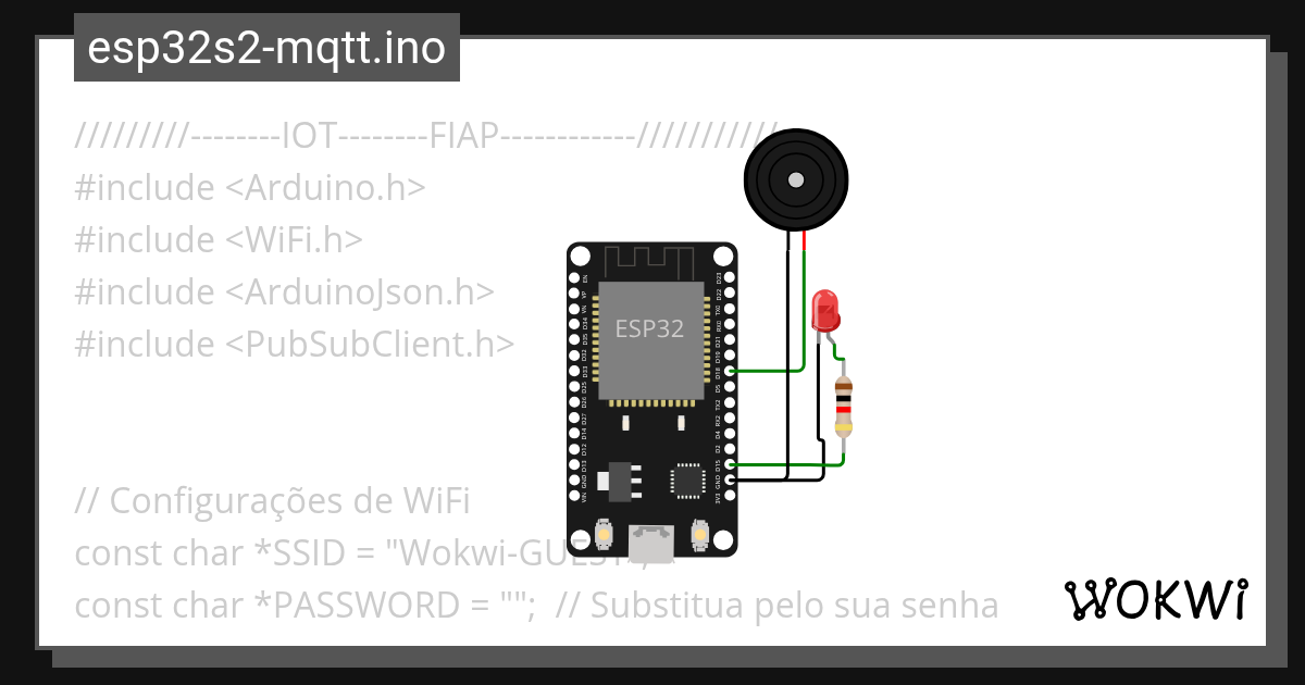 Wokwi - Online ESP32, STM32, Arduino Simulator