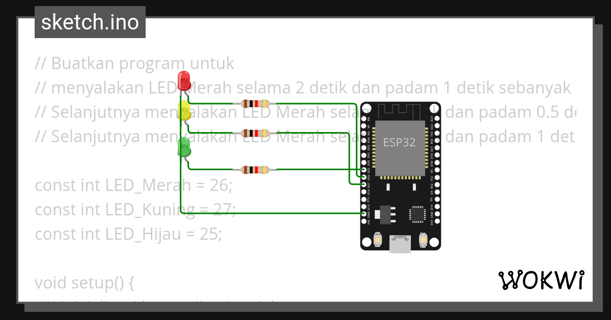 Wokwi - Online ESP32, STM32, Arduino Simulator