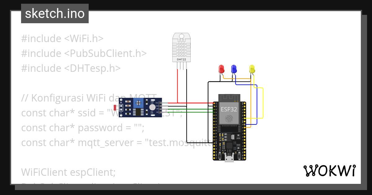 Wokwi - Online ESP32, STM32, Arduino Simulator