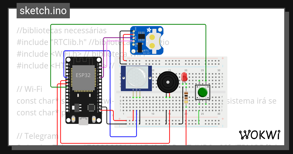 Wokwi - Online ESP32, STM32, Arduino Simulator