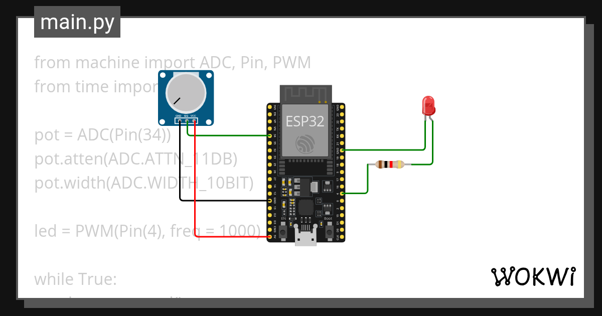 Wokwi - Online ESP32, STM32, Arduino Simulator