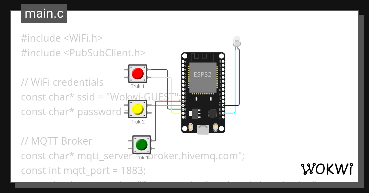 Wokwi - Online ESP32, STM32, Arduino Simulator
