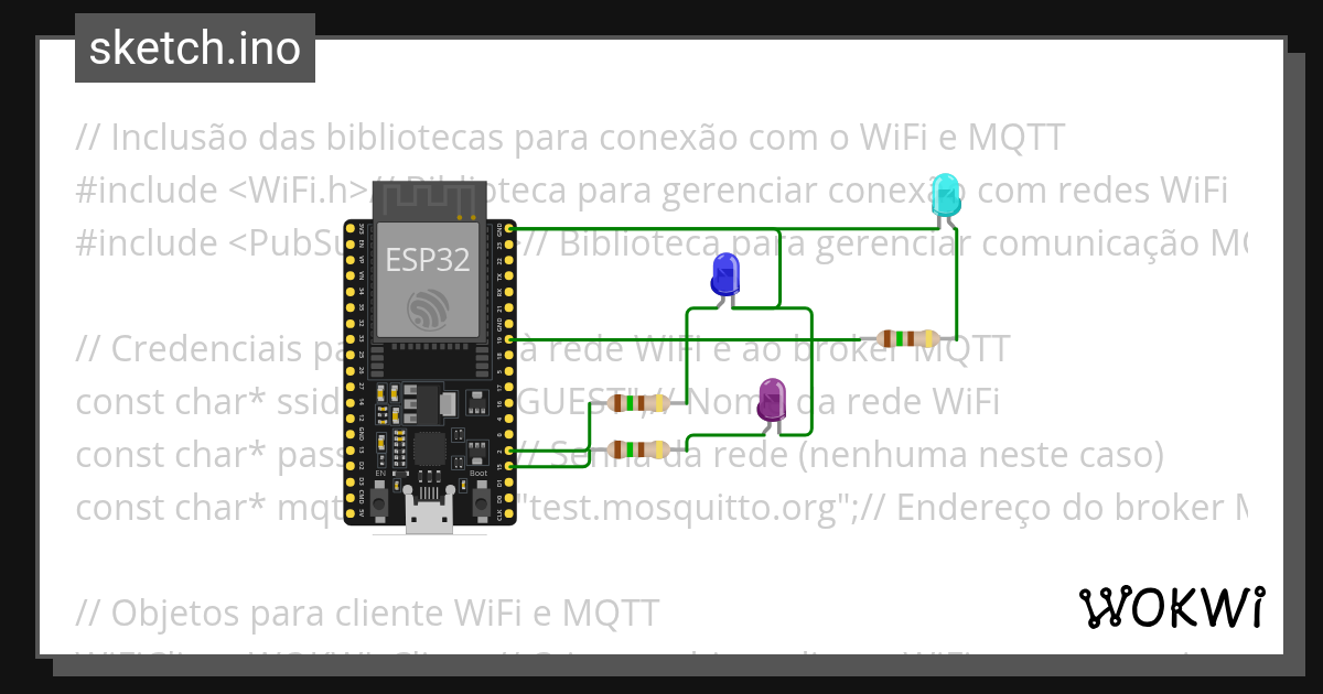 Wokwi - Online ESP32, STM32, Arduino Simulator