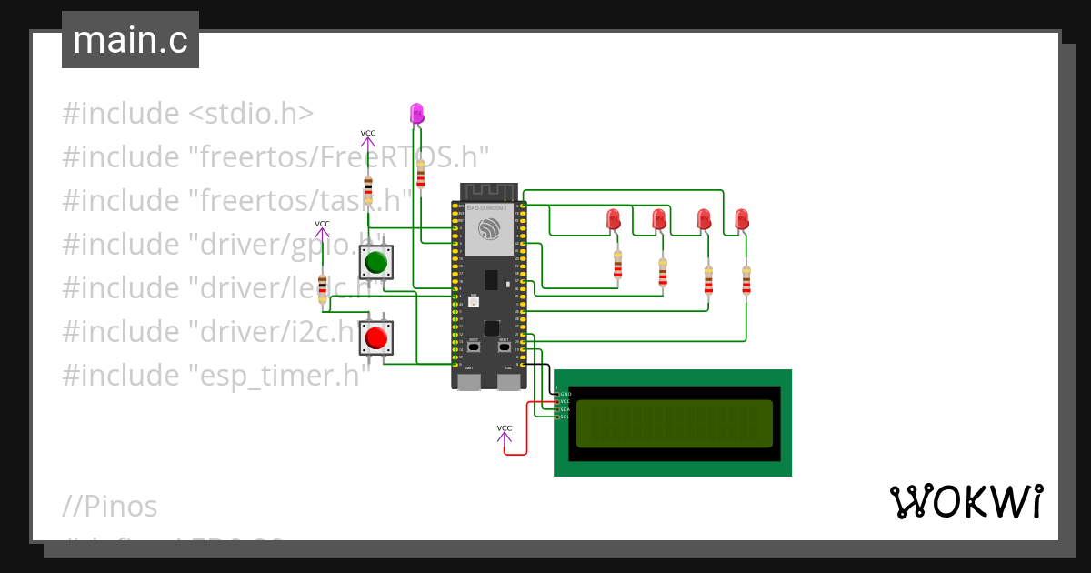Wokwi - Online ESP32, STM32, Arduino Simulator