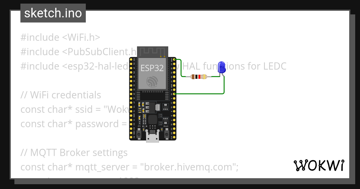 Wokwi - Online ESP32, STM32, Arduino Simulator