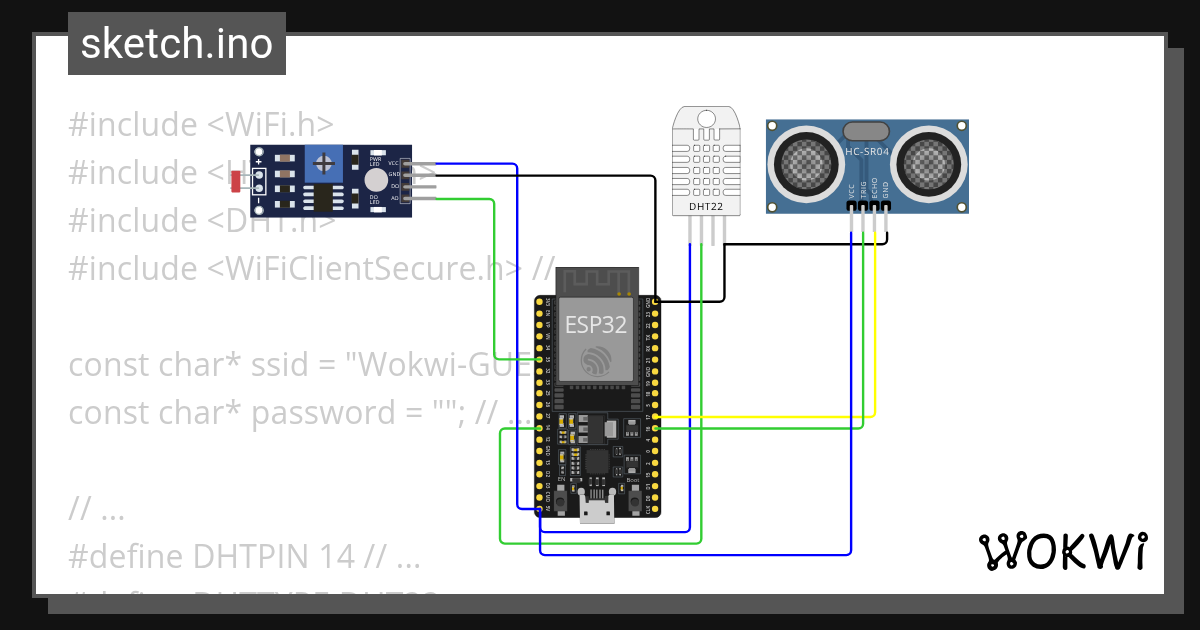 Wokwi - Online ESP32, STM32, Arduino Simulator
