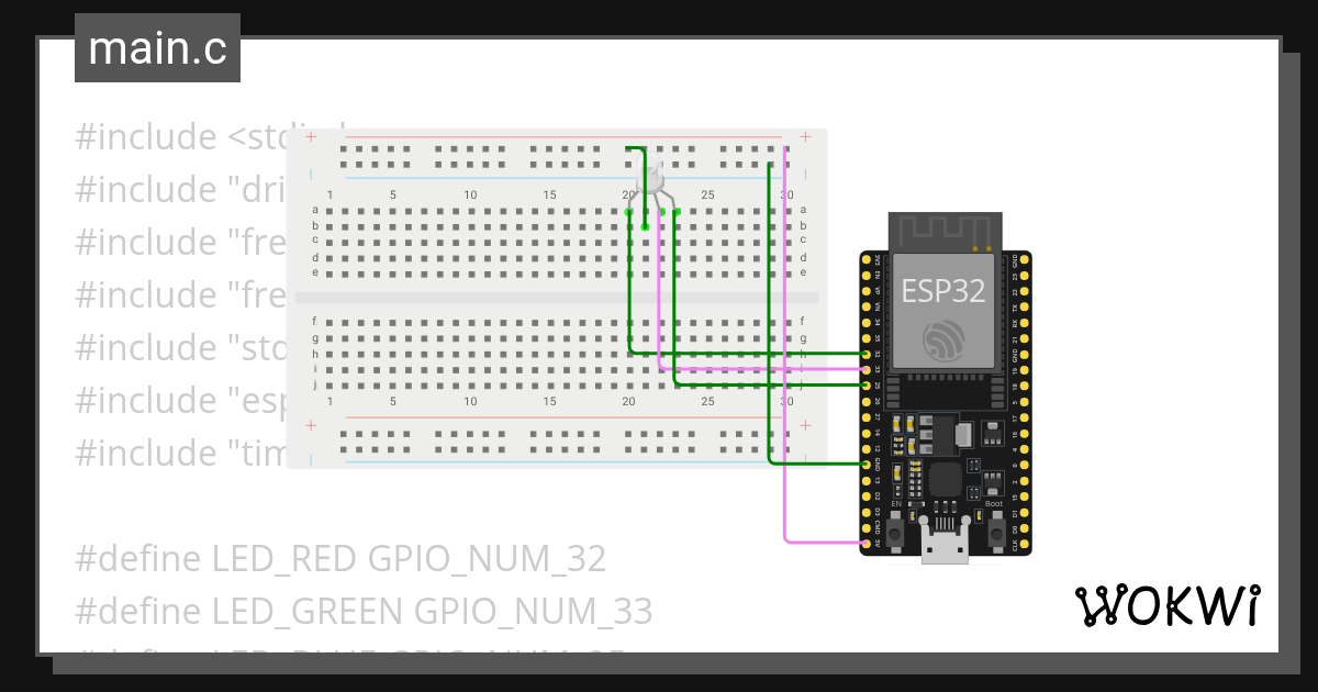 Wokwi - Online ESP32, STM32, Arduino Simulator