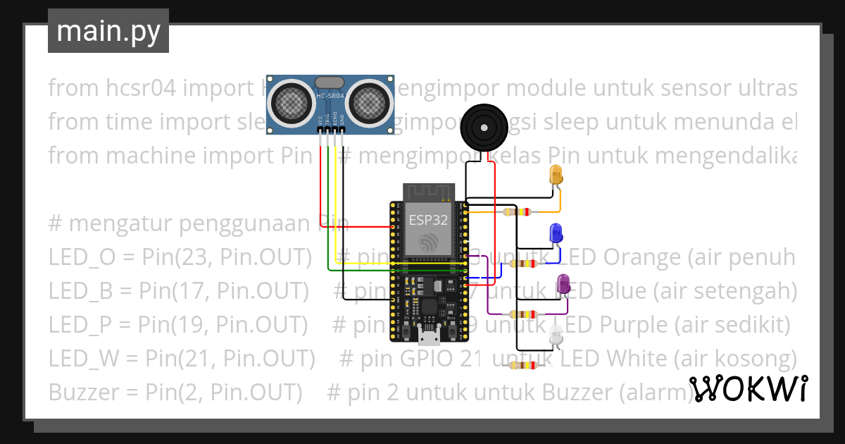 Wokwi - Online ESP32, STM32, Arduino Simulator