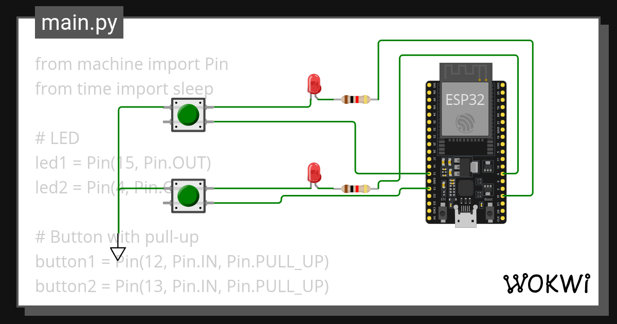 Wokwi - Online ESP32, STM32, Arduino Simulator