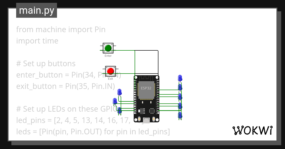 Wokwi - Online ESP32, STM32, Arduino Simulator