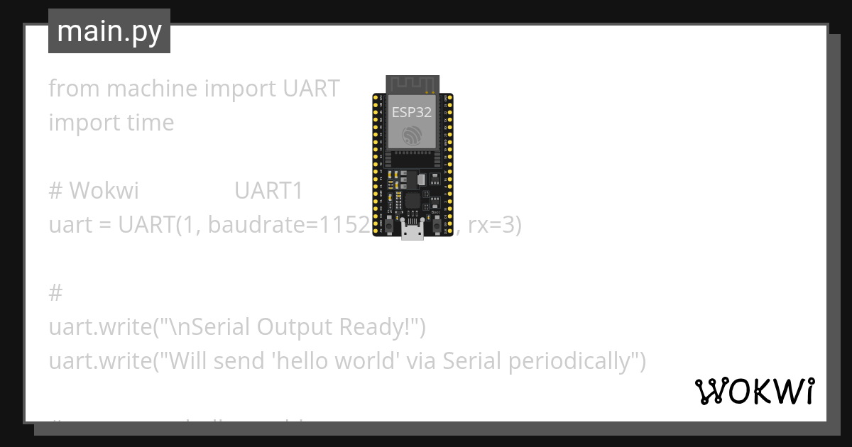 Wokwi - Online ESP32, STM32, Arduino Simulator