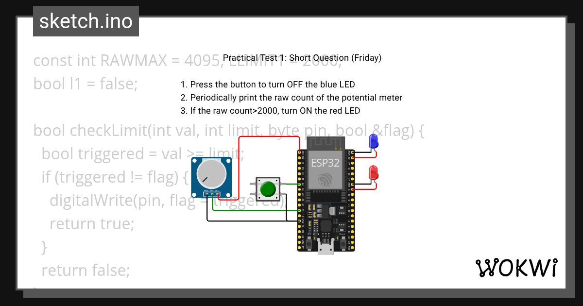 Wokwi - Online ESP32, STM32, Arduino Simulator