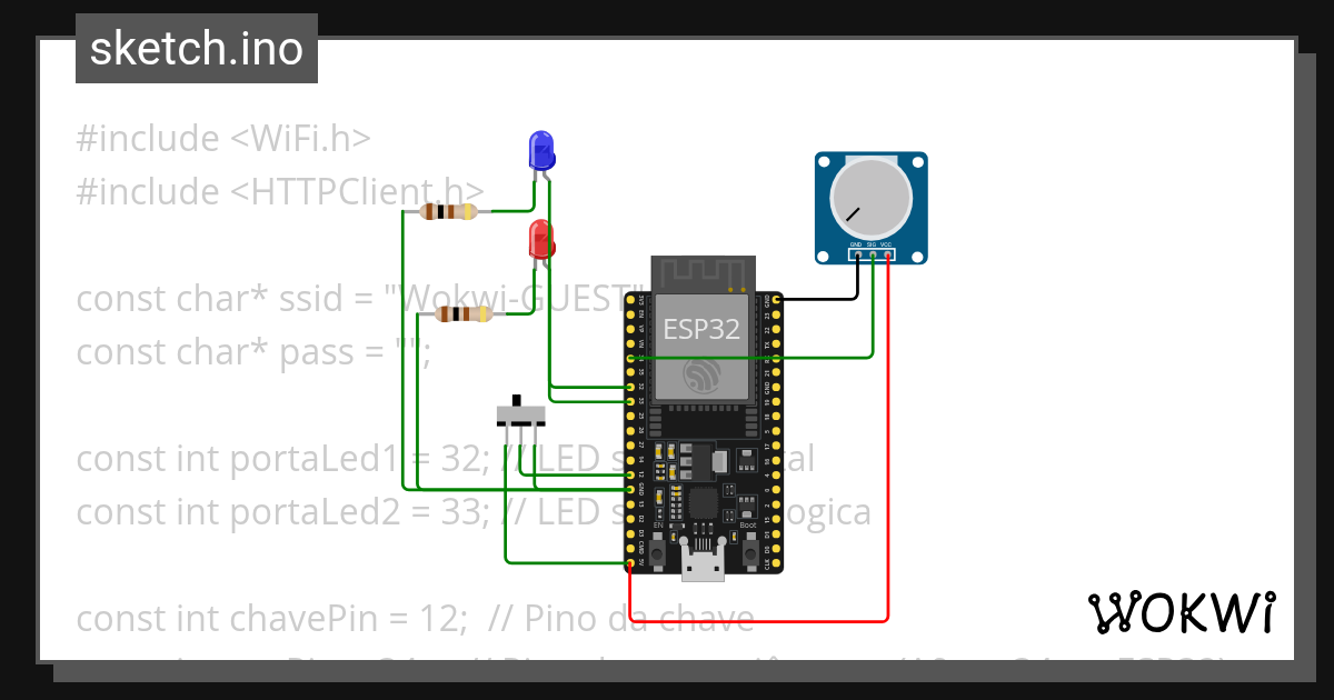 Wokwi - Online ESP32, STM32, Arduino Simulator