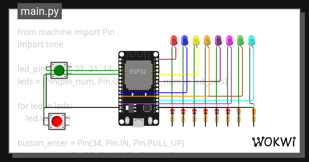 Wokwi - Online ESP32, STM32, Arduino Simulator