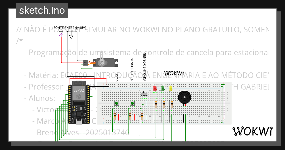 Wokwi - Online ESP32, STM32, Arduino Simulator