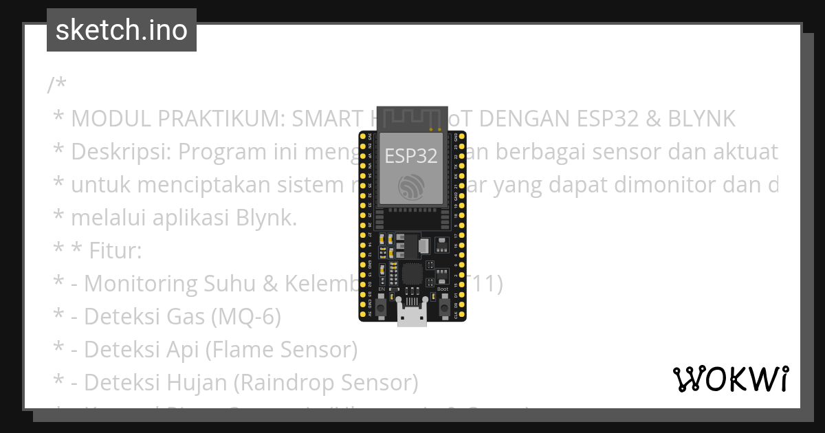 Wokwi - Online ESP32, STM32, Arduino Simulator