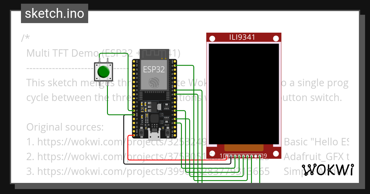 Wokwi - Online ESP32, STM32, Arduino Simulator