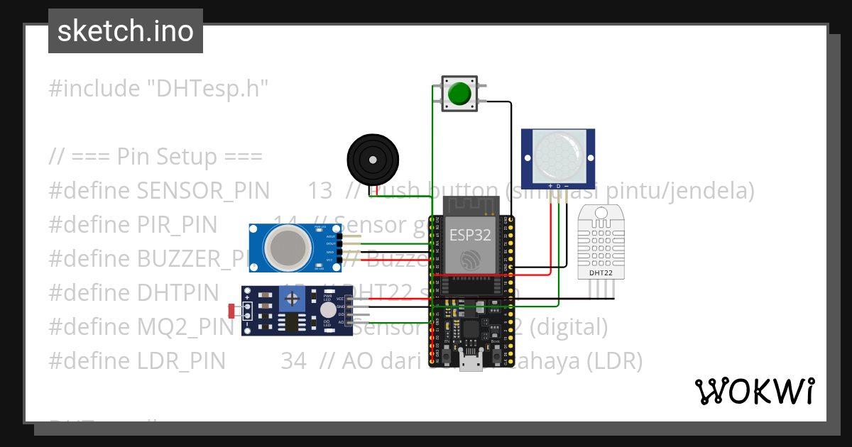 Wokwi - Online ESP32, STM32, Arduino Simulator