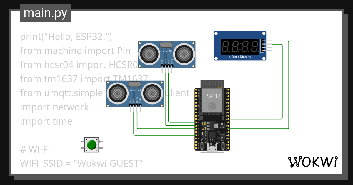 Wokwi - Online ESP32, STM32, Arduino Simulator