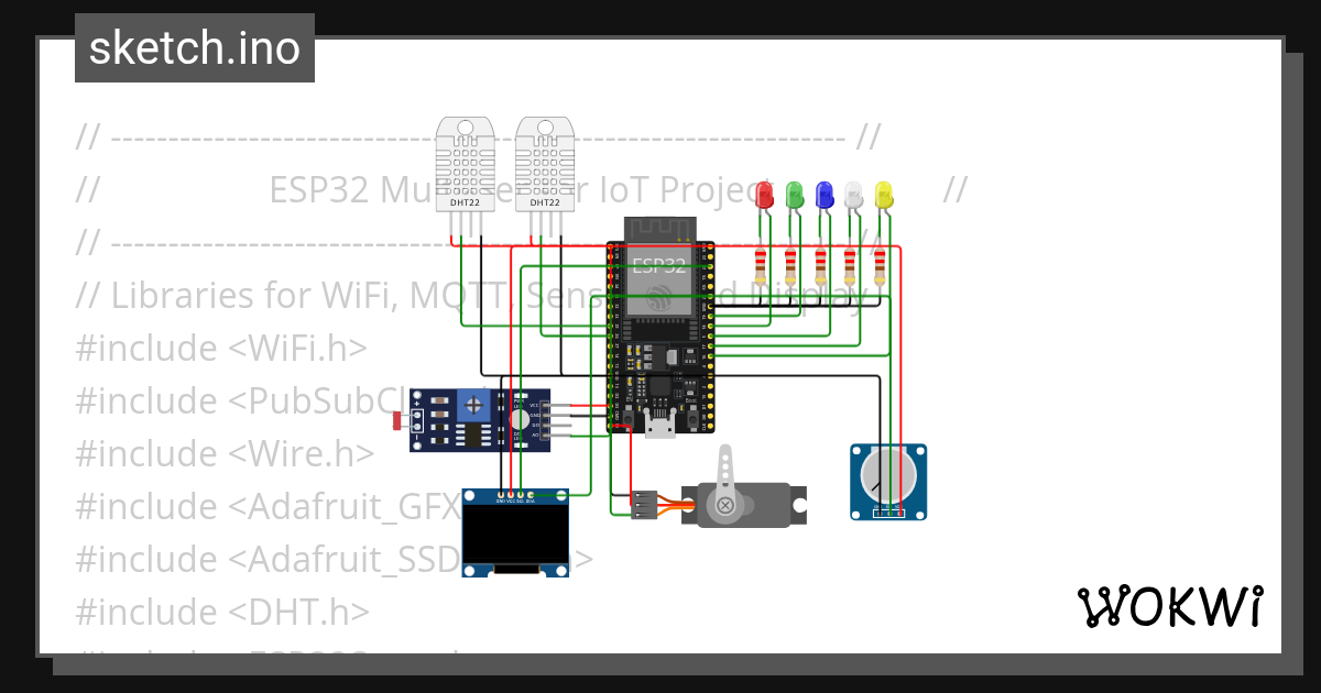Wokwi - Online ESP32, STM32, Arduino Simulator