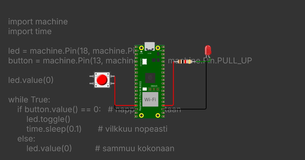 Raspberry Pi Pico on Wokwi - Online ESP32, STM32, Arduino Simulator