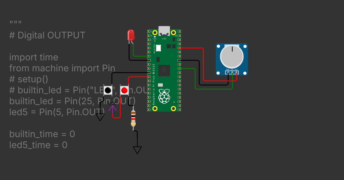 Raspberry Pi Pico on Wokwi - Online ESP32, STM32, Arduino Simulator