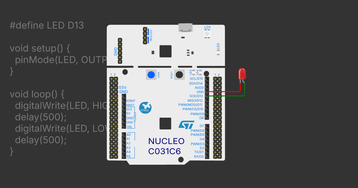 STM32 on Wokwi - Online ESP32, STM32, Arduino Simulator